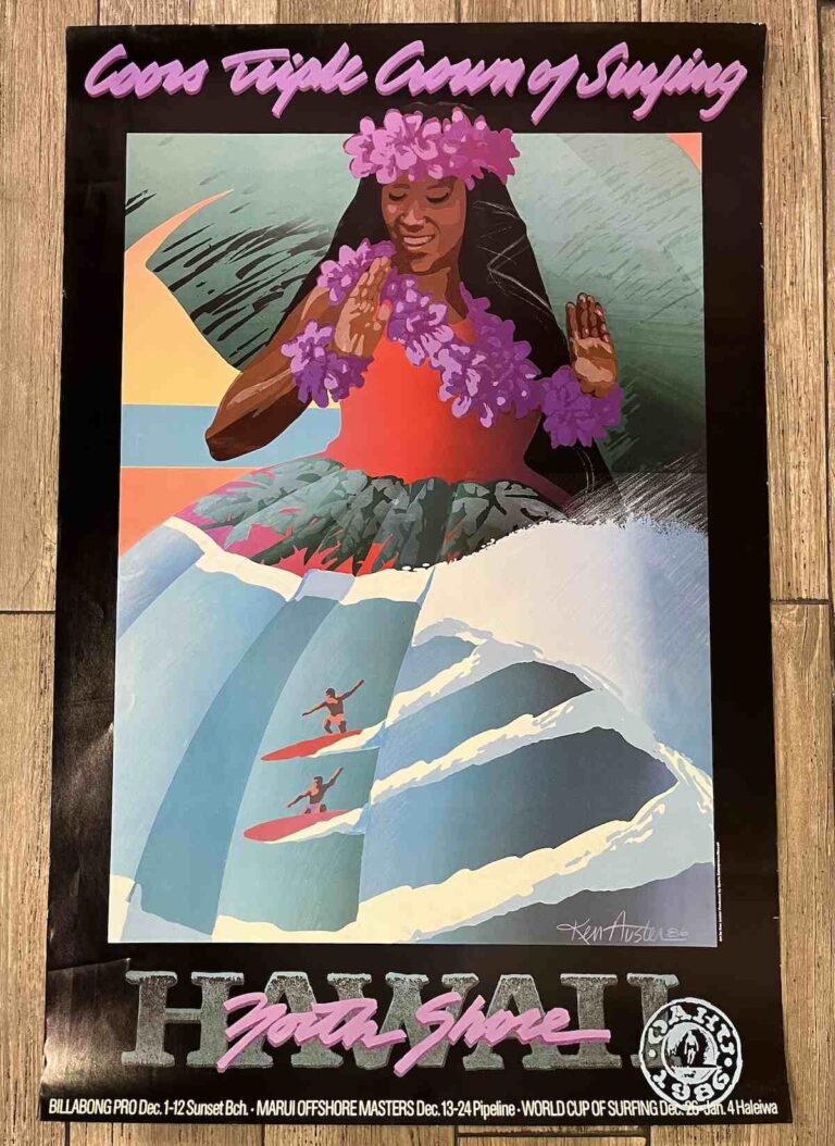 Vintage Surf Contest Posters | Surf Museum Hawaii
