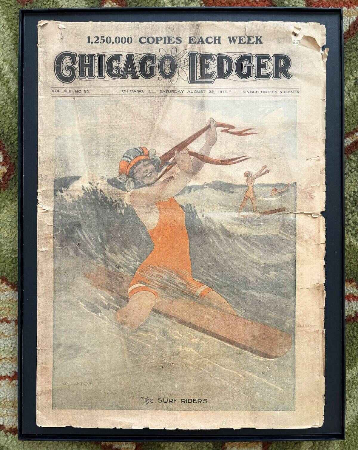Chicago Ledger featuring the Surf Riders | August 1915